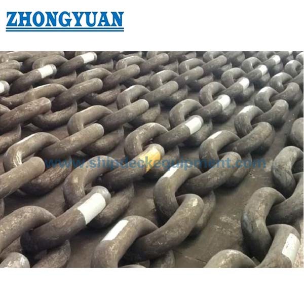 Flash Butt Welded Offshore Mooring Chain For Offshore Oil Platform ...