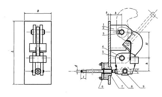 CB 887 Watertight Helix Screw Type Cable Clench Anchor Releaser Ship ...