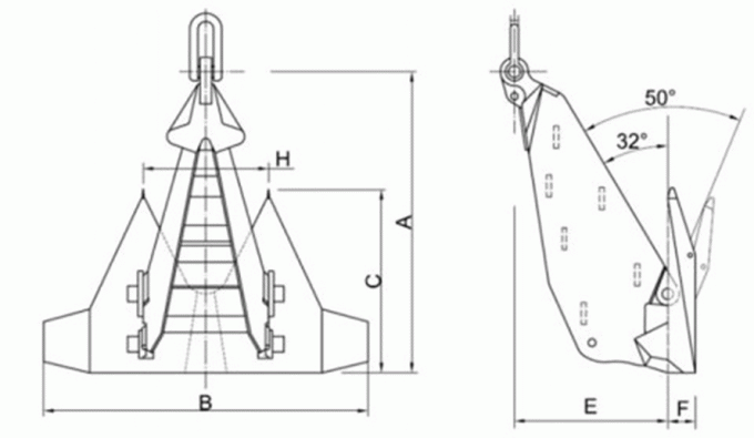 Offshore Stevshark Anchor Drag Embedment Anchor Anchor And Anchor Chain