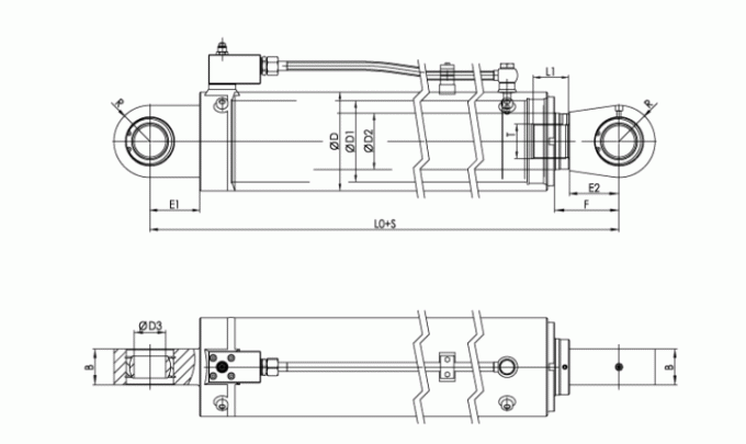 Hydraulic Cylinder for Hydraulic Knuckle Boom Crane Hydraulic Cylinder
