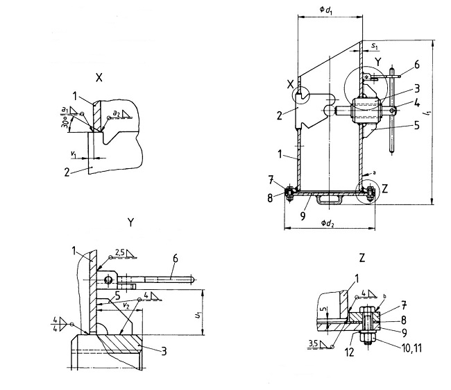 DIN 81860-1999 German Standard Watertight Chain Cable Clench Anchor ...