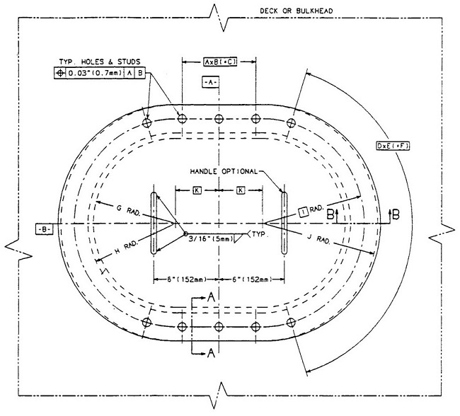 ASTM F1142 Bolted Semi Flush Oiltight Watertight Manhole Cover Assembly ...