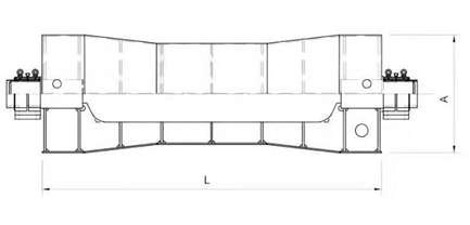 Marine Steel Stern Roller For Tug Boat Ship Towing Equipment
