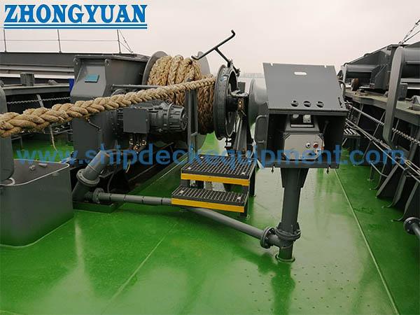 5-800KN Single Drum Electric Mooring Winch with Warping Head Ship Deck ...
