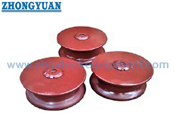 NS 2585 Open Type Casting Steel Roller Button Ship Mooring Roller ...