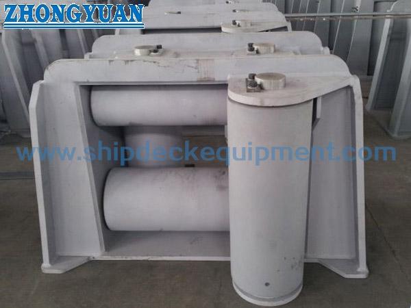 ISO 13733 Type 5R Five Rollers Universal Fairlead On Ship Towing Equipment