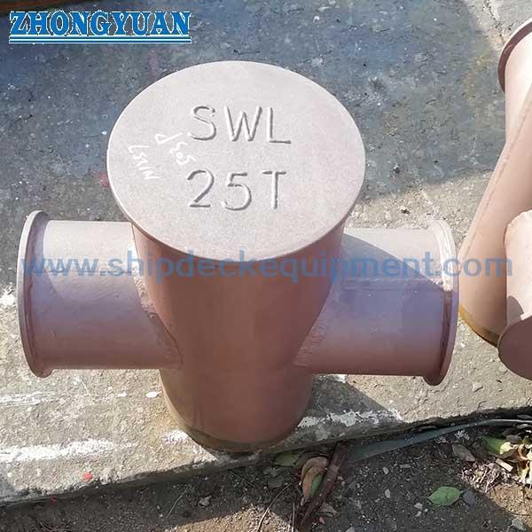ISO 13797 Plate Fabricated Pipe Welded Mooring Towing Cruciform ...
