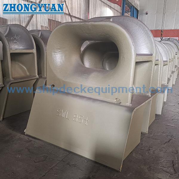 DIN 81915 Type E Casting Steel Marine Deck Mounted Chock Ship Towing ...