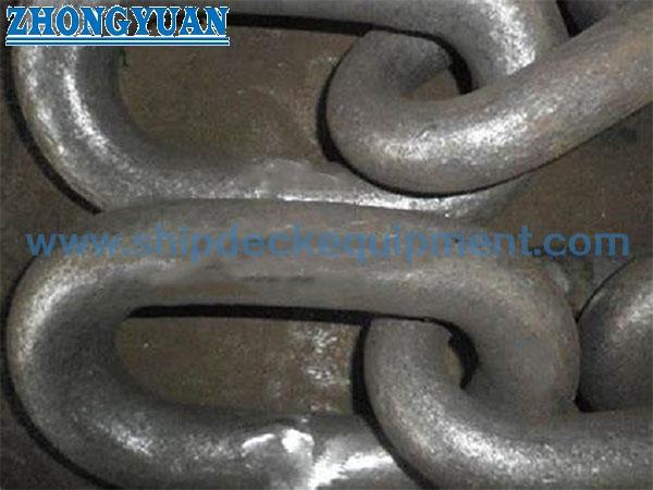 Flash Butt Welded Offshore Mooring Chain For Offshore Oil Platform ...