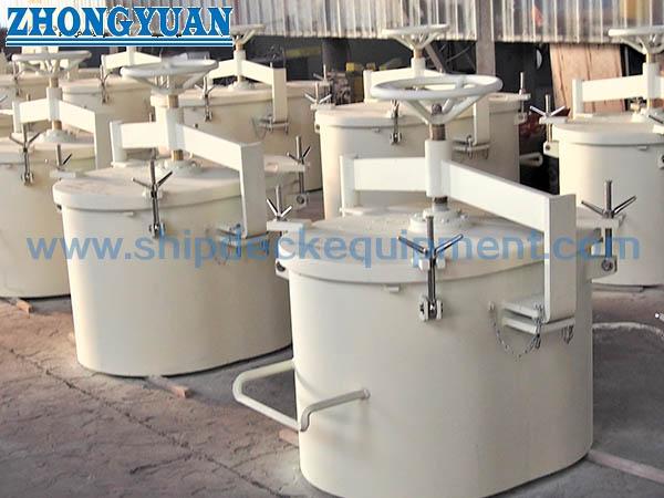 JIS F2320 Type B Horizontal Opening Cargo Oil Tank Hatch Cover Marine ...