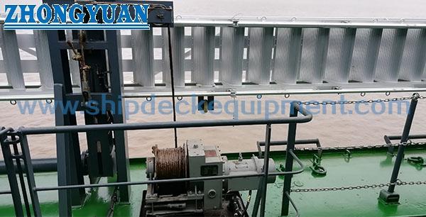 ISO 5488 Aluminum Marine Accommodation Ladder With Fixed Platform ...