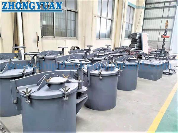 CB/T 282 Type A Round Type Rotary Oil Tank Hatch Cover Marine Outfitting