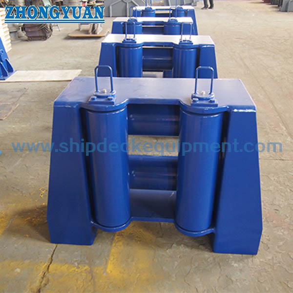 JIS F 2026 Type A Four Tube Roller Universal Fairleads With Horizontal ...