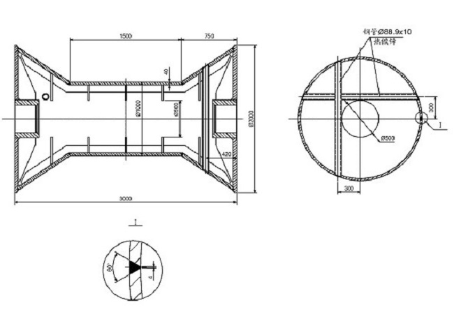Marine Steel Stern Roller For Tug Boat Ship Towing Equipment