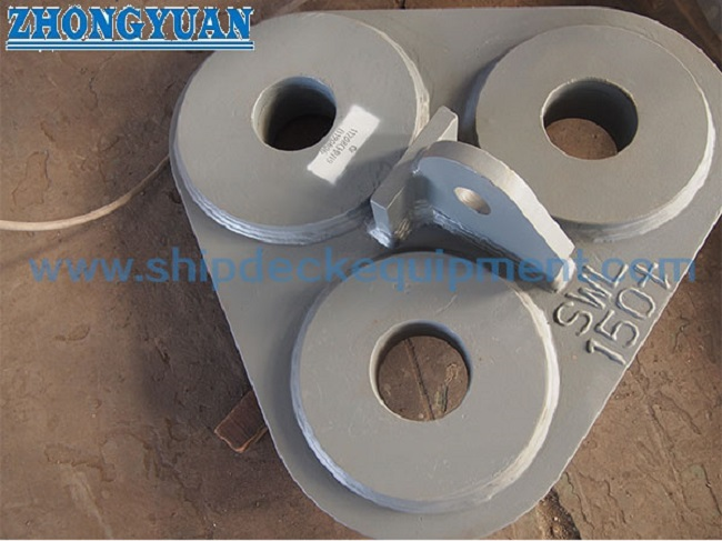 Steel Triangle Marine Plate Delta Plate For Towing Ship Towing Equipment