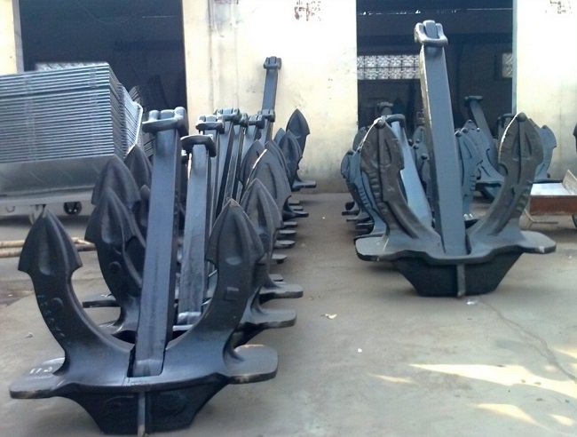 Casting Steel JIS Stockless Anchor Anchor And Anchor Chain